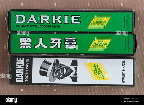 Photographs Of Darkie Brand Toothpaste From 1980s Hong Kong Concept Racism Racist