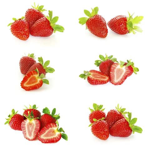 Vector Strawberry Frame Red Berry And White Flower — Stock Vector © D