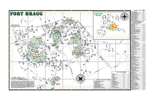 Fort Bragg Gate Map
