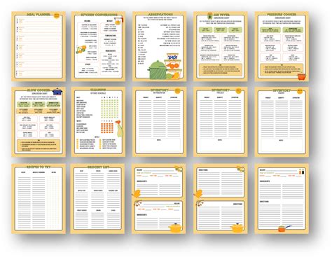 Kitchen Toolkit Planner Template Cool Bean Design