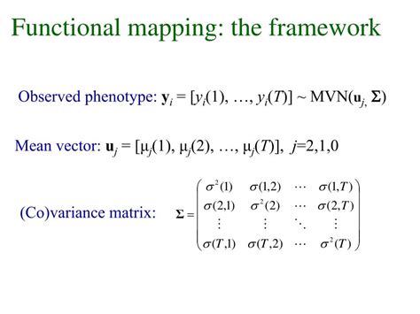 PPT Functional Mapping A Statistical Model For Mapping Dynamic Genes PowerPoint Presentation