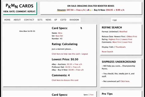 PkmnCards Advanced Search Syntax Demo YouTube