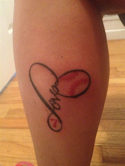 Softball Stitching Tattoos