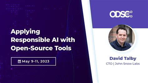 Johnsnowlabs On Twitter Join Davidtalbys Session At Odsc East 2023