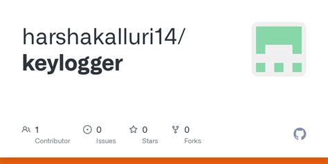 Github Harshakalluri14keylogger