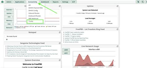 FreePBX SIP Trunk SIP Trunk Configuration In FreePBX Piecebyte