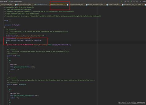 Unity Recttransform Transform Unity Transform Rect Transform Csdn