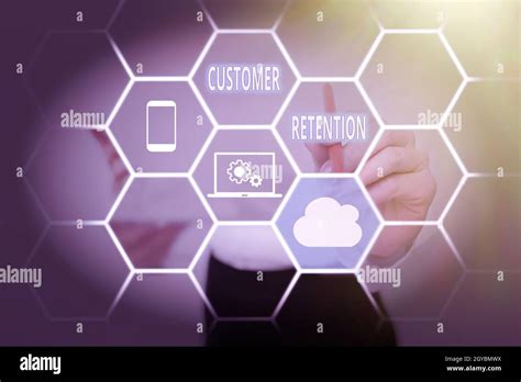 Hand Writing Sign Customer Retention Business Approach Actions Or Activities Companies Take To