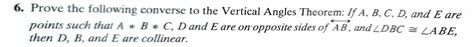Solved 6 Prove The Following Converse To The Vertical
