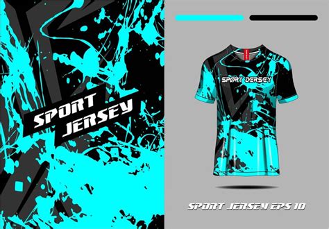레이싱 저지 사이클링 축구 게임 프리미엄 벡터를 위한 Tshirt 스포츠 Tosca 페인트 스플래시 디자인 프리미엄 벡터