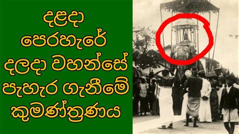 ️දලදා පෙරහැරේ දලදා වහන්සේ පැහැර ගනීමට කල කුමන්ත්‍රණය ගැන ඔබ දැන සිටියාද Youtube