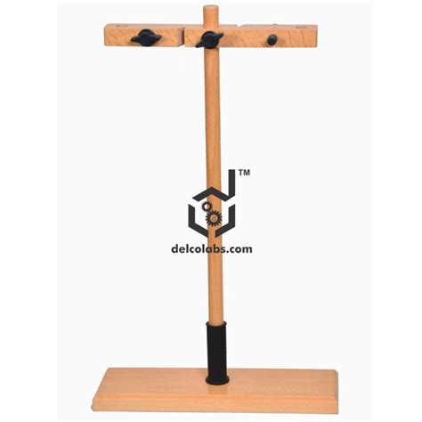 Burette Stand Wooden Double