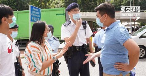 區議員與體育教練請願 警突殺出指違限聚令：警告亦可以係溫馨提示 獨媒報導 獨立媒體