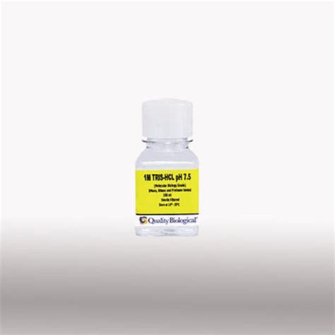 Quality Biological Inc Tris HCl 1 M PH 7 5 100 ML Quantity Each Of Fisher Scientific