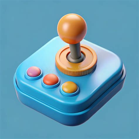 Joystick Gamepad 3d Icon Game Console Or Game Controller Computer Gaming 3d Vector Icon