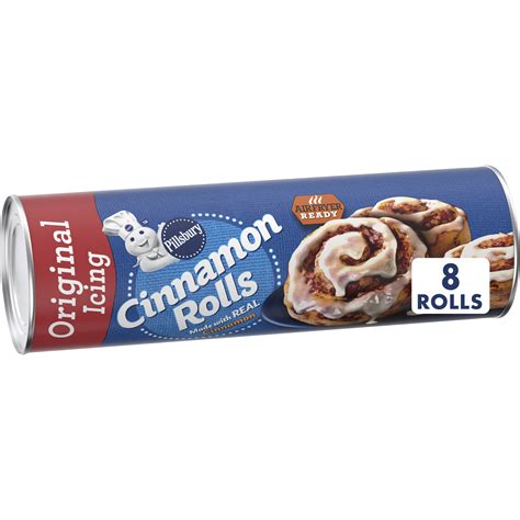 Pillsbury Cinnamon Rolls Nutrition Label