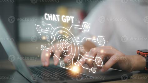 Chatgpt Chat With Ai Or Artificial Intelligence Woman Chatting With A