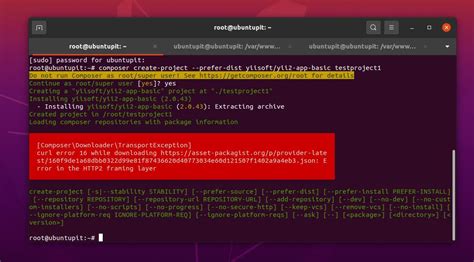 how to install and set up yii php framework on ubuntu linux