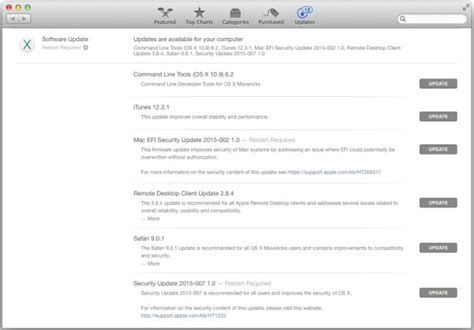 Security Update 2015 007 Others For OS X Mavericks Yosemite Released