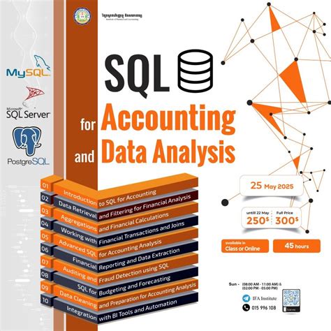 📌វគ្គ Sql For Accounting And Data Analysis 💥this Course Would Focus On