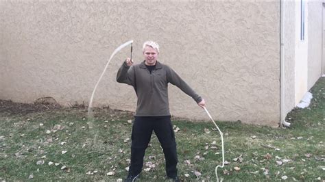 Two Handed Whip Cracking Tricks Youtube