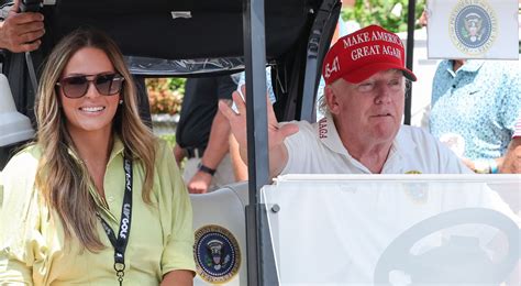 Donald Trumps Assistant Margo Martin Causes A Major Stir On The Golf