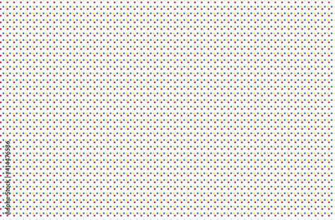 Seamless Offset Digital Print Pattern Halftone Dots Texture Cmyk