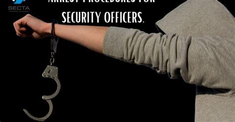 Arrest Procedures For Security Officers Secta Training Academy Sydney Fee Free Security