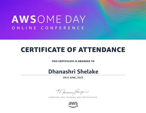 Dhanashri Shelake On Linkedin Awsomedayonline Aws Cloudcomputing