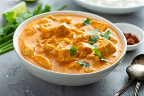 Indisches H Hnchen Curry Mit Mango R