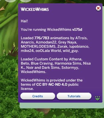 WickedWhims Mod Options Missing Technical Support WickedWhims LoversLab