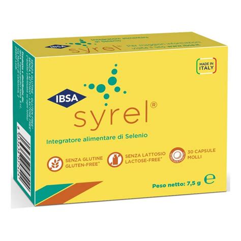 Syrel Integratore Alimentare Con Selenio 746 G 30 Capsule