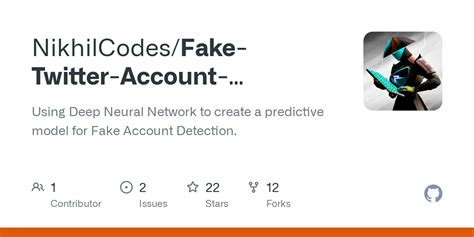 Fake Twitter Account Detection Kerasreadmemd At Master · Nikhilcodes