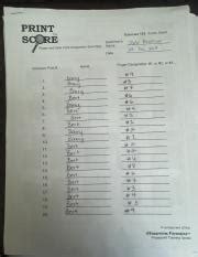 Crm 343 Exercise 103 Pdf Score Sheet Exercise 103 I ~ Exercises