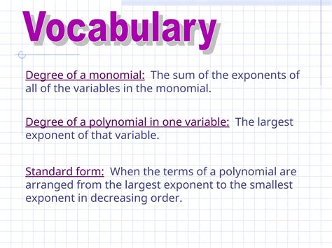 Introduction To Polynomials Ppt0 Ppt