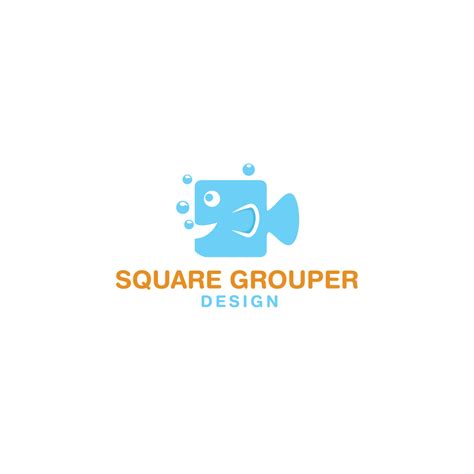 Playful Traditional Retail Logo Design For Square Grouper Design By