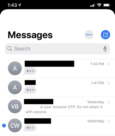 Request Concept Have A Typing Indicator In Main Messages Screen When Someone Is Typing R