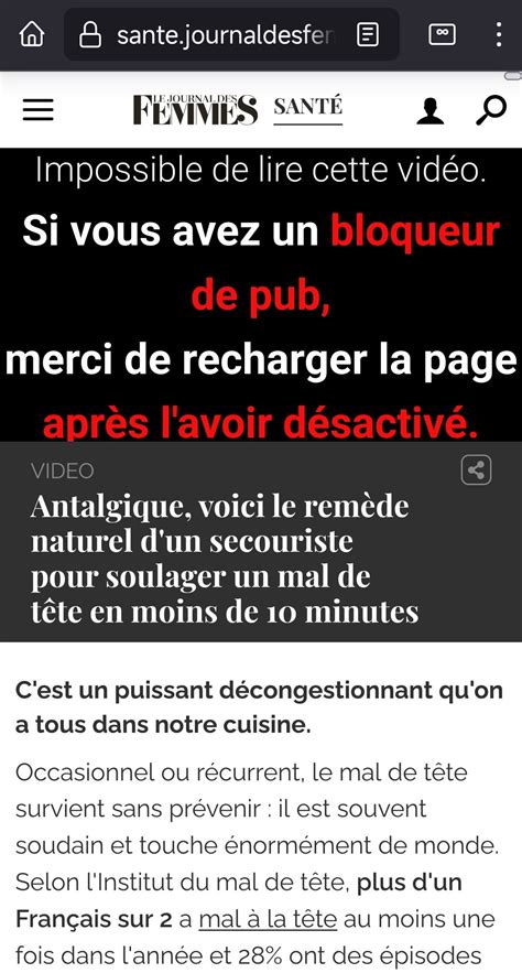 Santejournaldesfemmesfr · Issue 176244 · Adguardteamadguardfilters