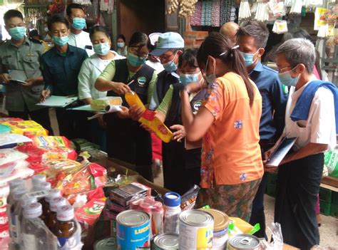 စစ်ကိုင်းမြို့နယ်တွင် စားသုံးရန်မသင့်သည့် လူသုံးကုန် စားသောက်ကုန