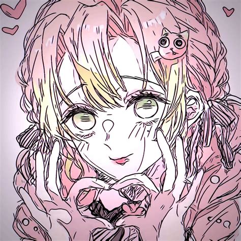 mitsuri kanroji icon by me Çizimler Çizim fikirleri Çizim