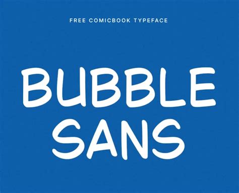 Download Bubble Sans Free And Legible Comic Font