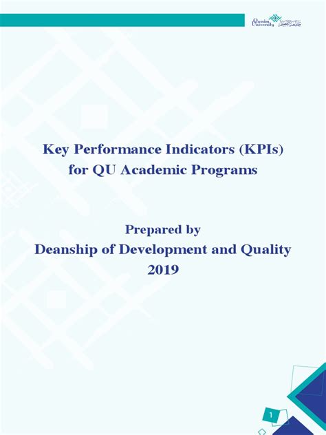 Key Performance Indicators Pdf Performance Indicator Curriculum