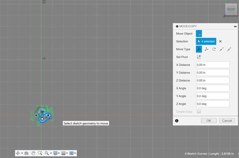 Solved Move And Rotate Arrows Missing In Sketch Either Which Selecting Move Or On Copy And