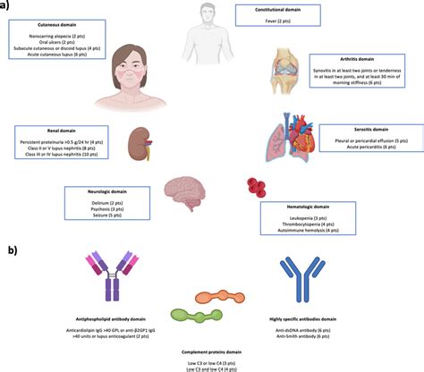 Clinical A And Immunologic B Domains Of Eularacr Classification Download Scientific