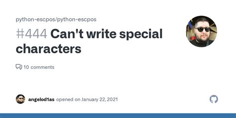Cant Write Special Characters · Issue 444 · Python Escpospython Escpos · Github