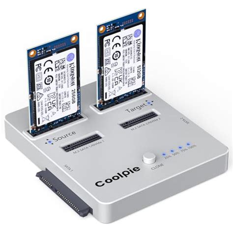 Nvme Sata 3 In 1 Ssd Cloner Coolpie Cr311 Offline Clone M 2 Cloner Usb3 2 Gen2 2 20gbps M 2