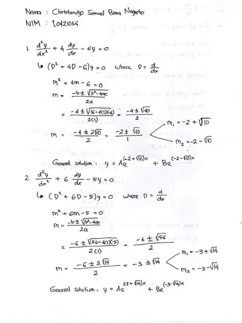Engineering Mathematics Problem Example Pdf