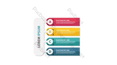 Colorful Data Arrangement Chart PPT Elements PowerPoint PPTX Template Free Download Pikbest