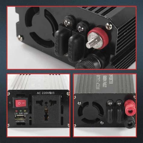 Jual MXOX Electric Two Wheel Inverter DC 60V To AC 220V 1000W MX 1000 Sekring Pemutus Aki Alat