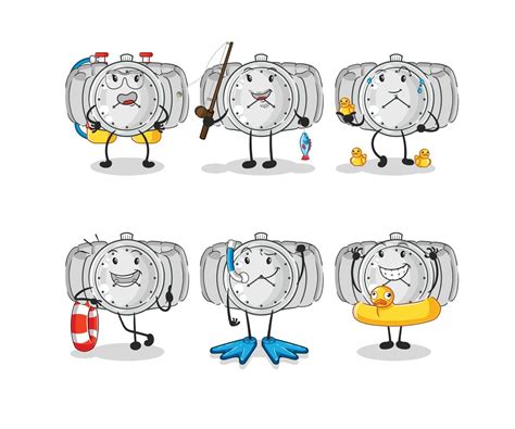 Wristwatch Cute Cartoon 10746922 Vector Art At Vecteezy